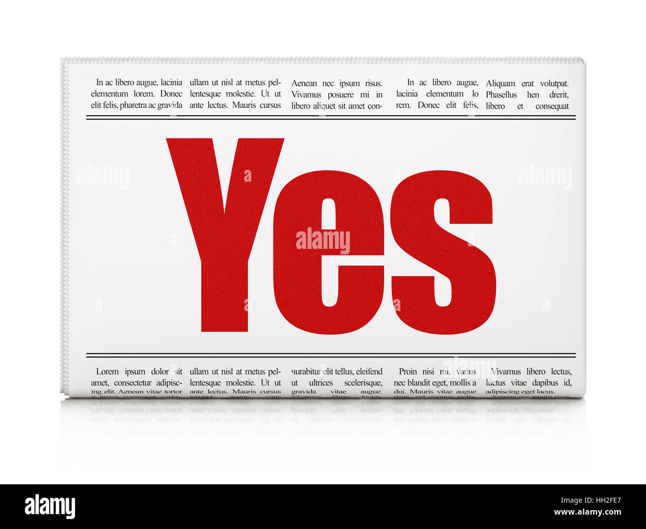Yes project Cut Out Stock Images & Pictures - Alamy