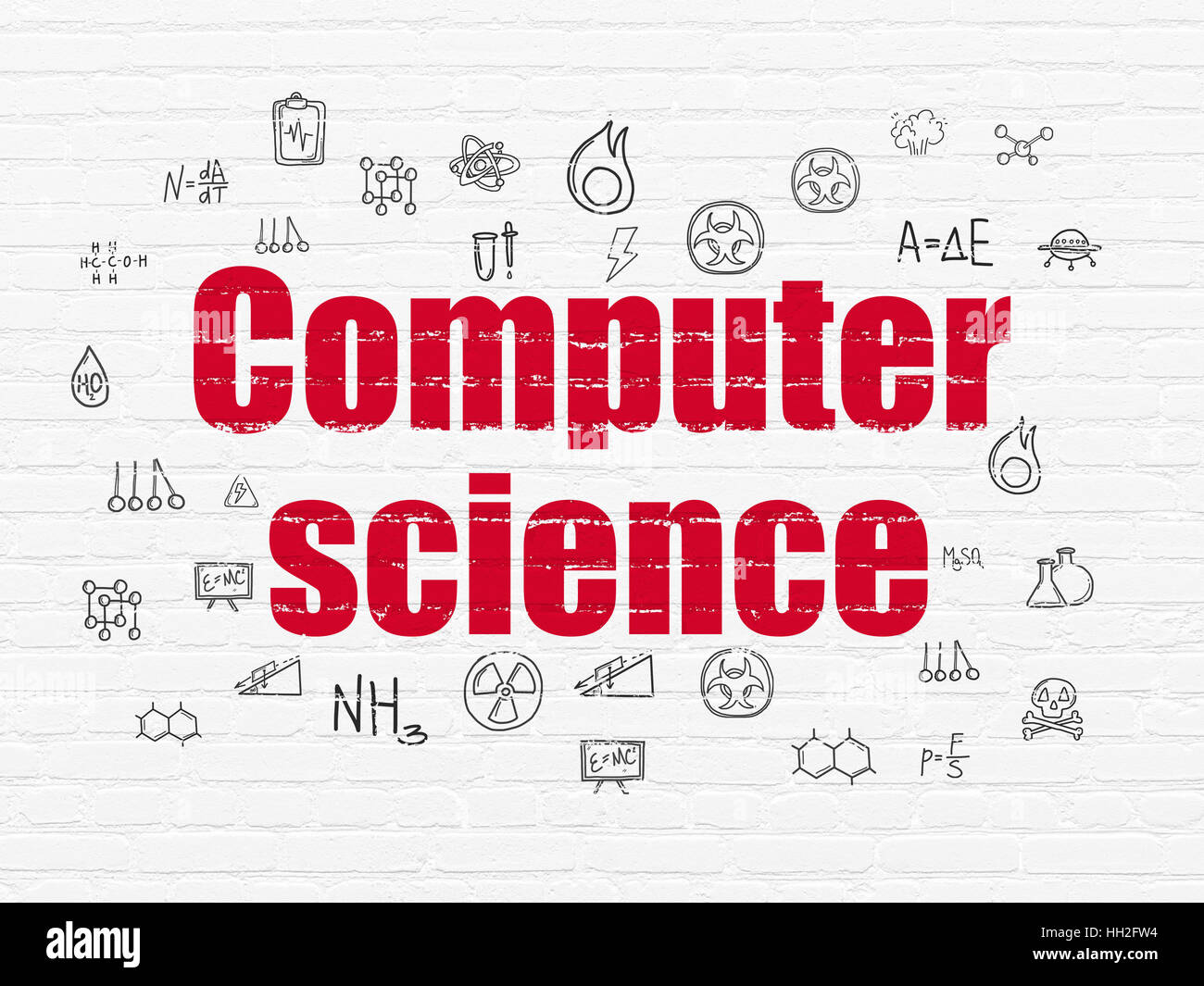 Science concept: Computer Science on wall background Stock Photo - Alamy Science concept: Computer Science on wall background Stock Photo - Alamy