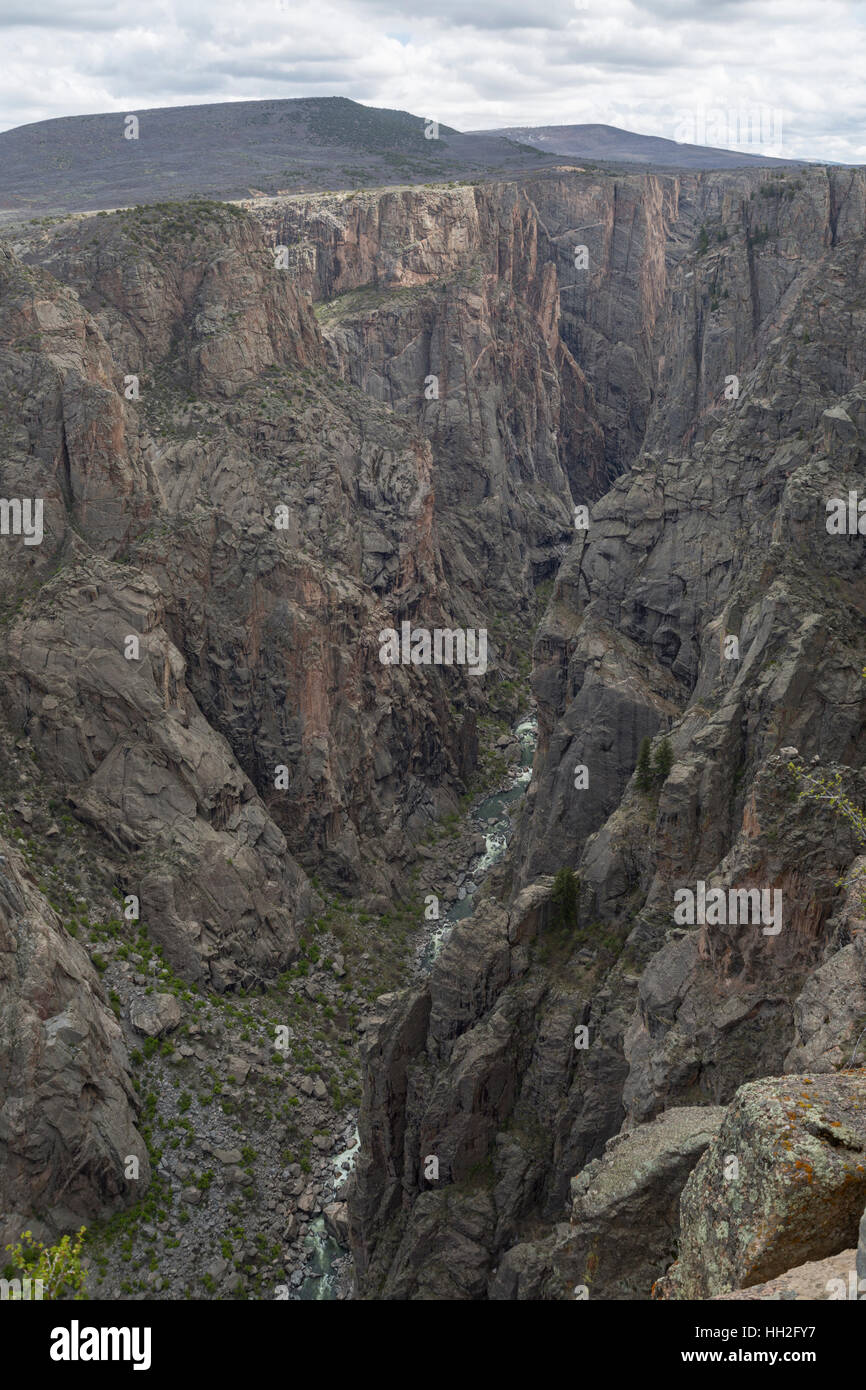 Black Canyon of the Gunnison National Park in Western Colorado Stock ...