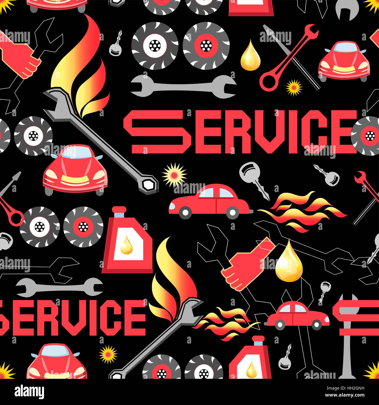 Engine parts pattern Stock Vector Images - Alamy