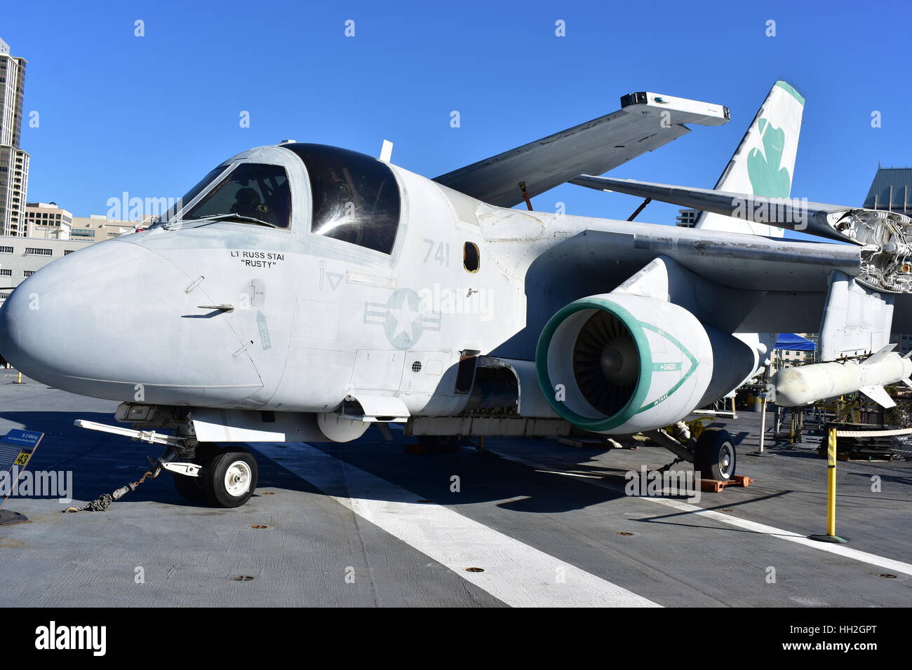 San Diego, California - USA - Dec 04,2016 - S-3 Viking Submarine USS ...