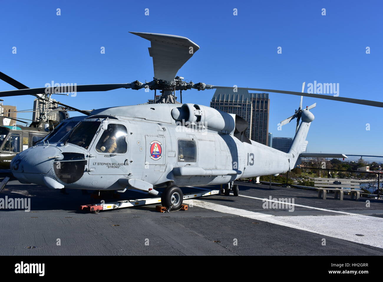 San Diego, California - USA - Dec 04,2016 - Navy Helicopter H-60 ...