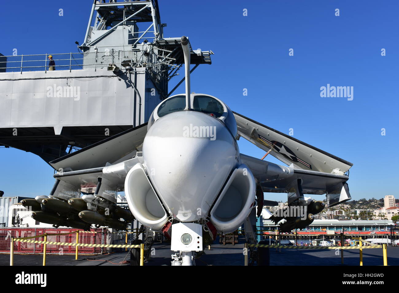 San Diego, California - USA - Dec 04,2016 - Aircraft 511 USS Museum ...