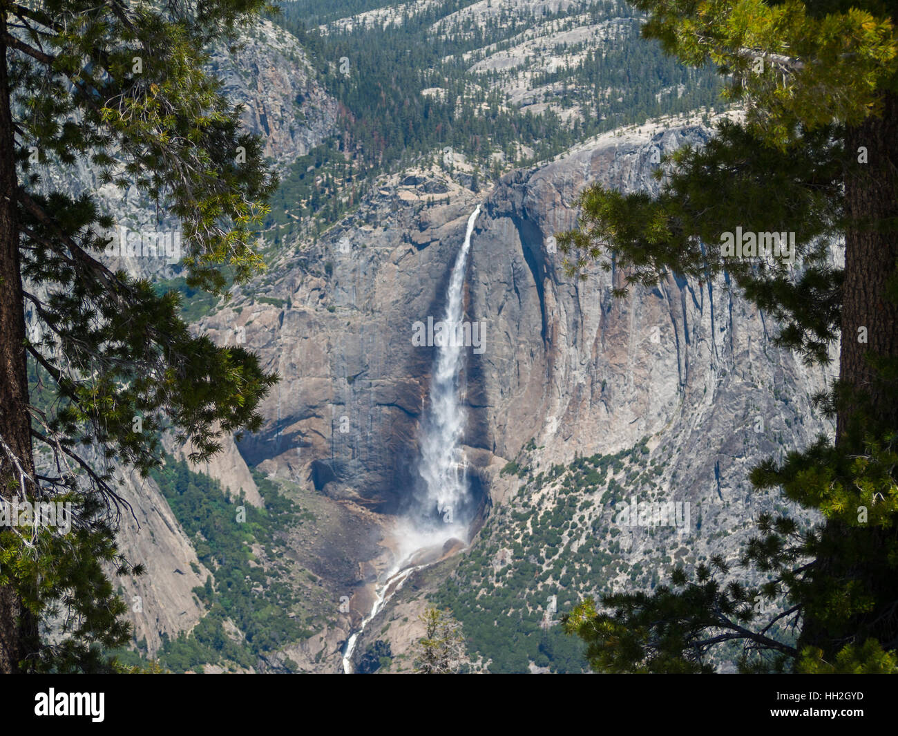Yosemite Falls seen from Sentinel Dome Trail Stock Photo - Alamy