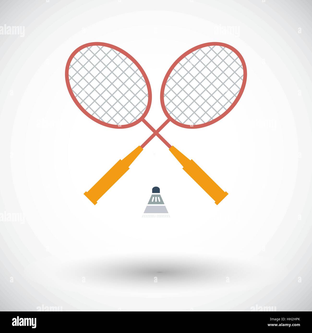Badminton painting Stock Vector Images - Alamy
