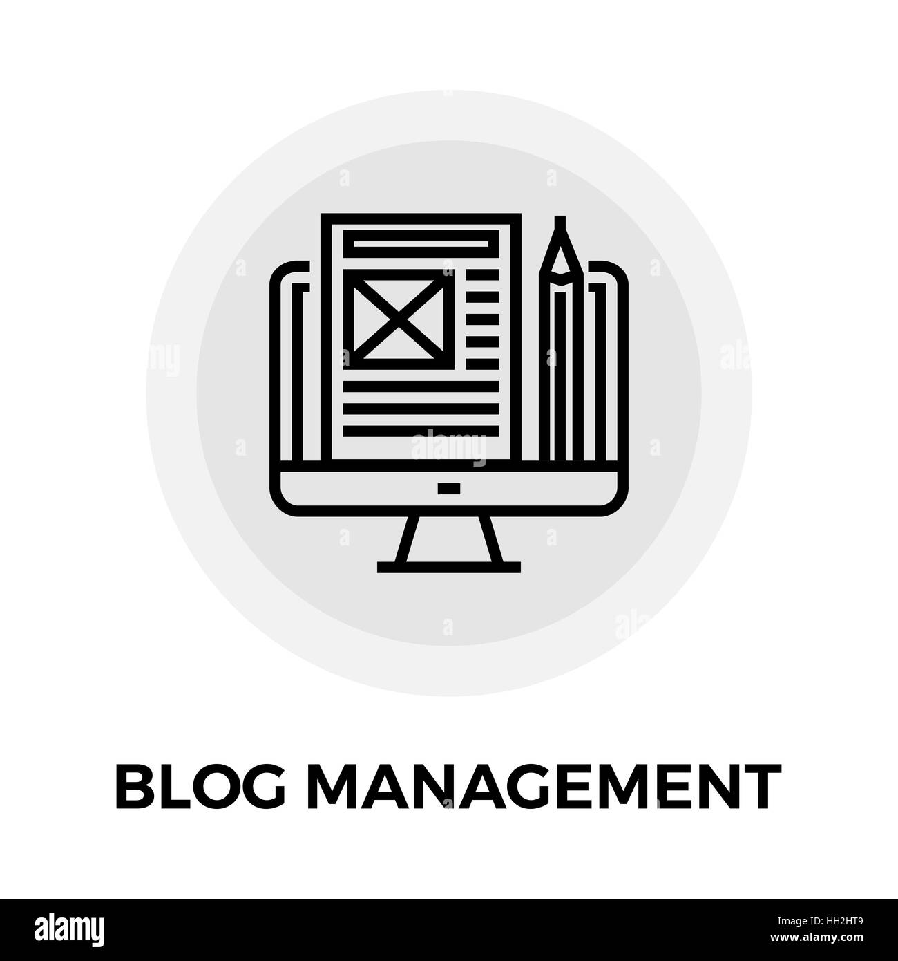 Blog post image Stock Vector Images - Alamy