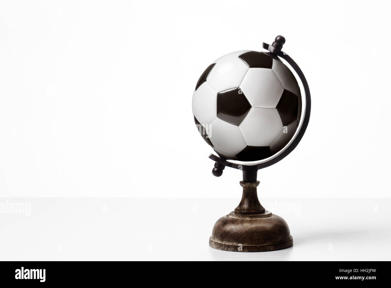 world globe in the shape of a football Stock Photo - Alamy