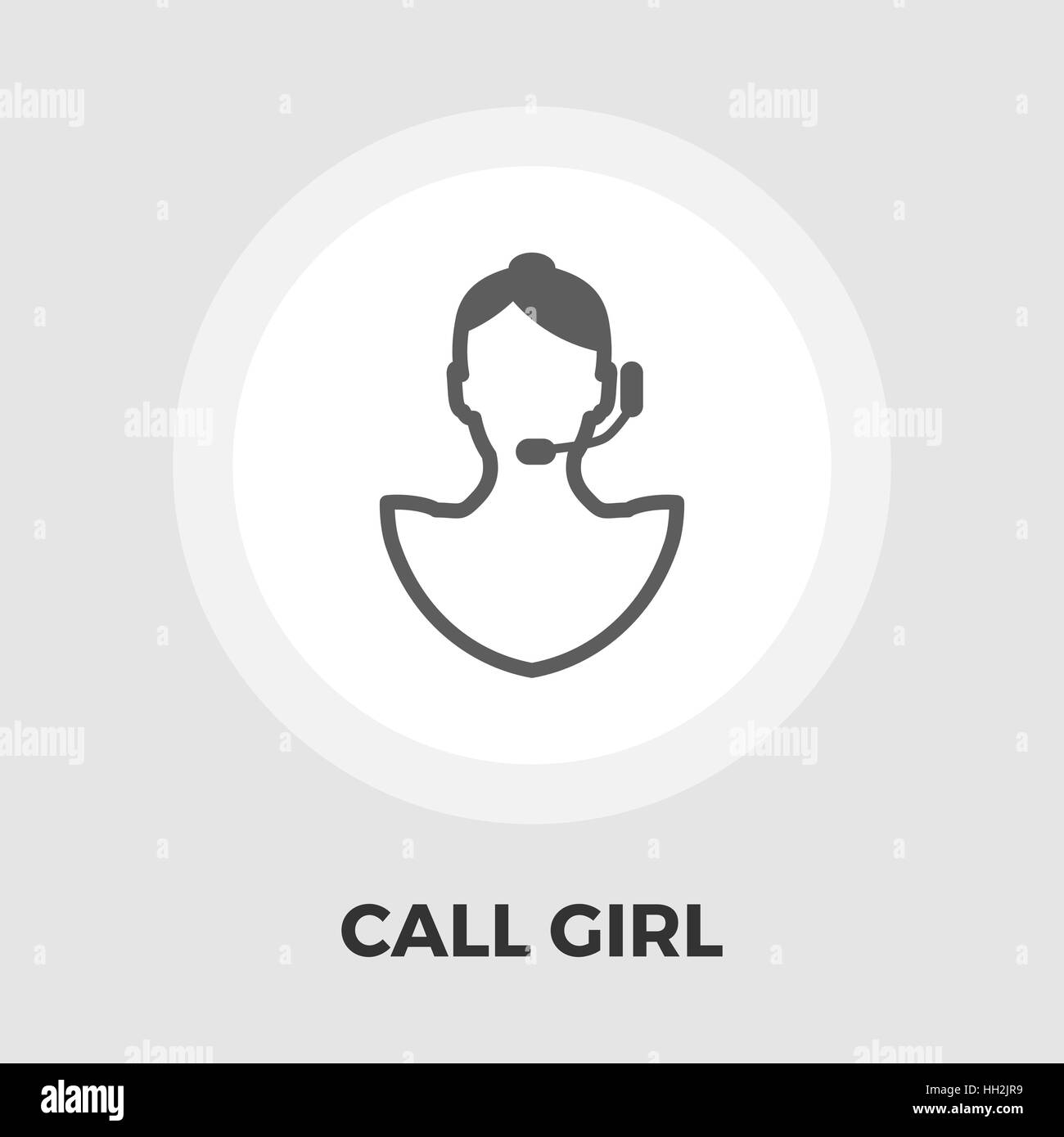 Female customer vector vectors Black and White Stock Photos & Images ...