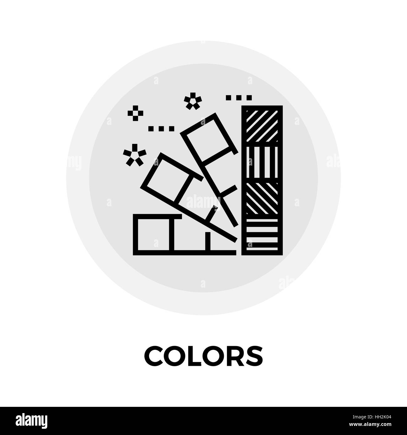 Colors Icon Vector. Colors Icon Flat. Colors Icon Image. Colors Line ...