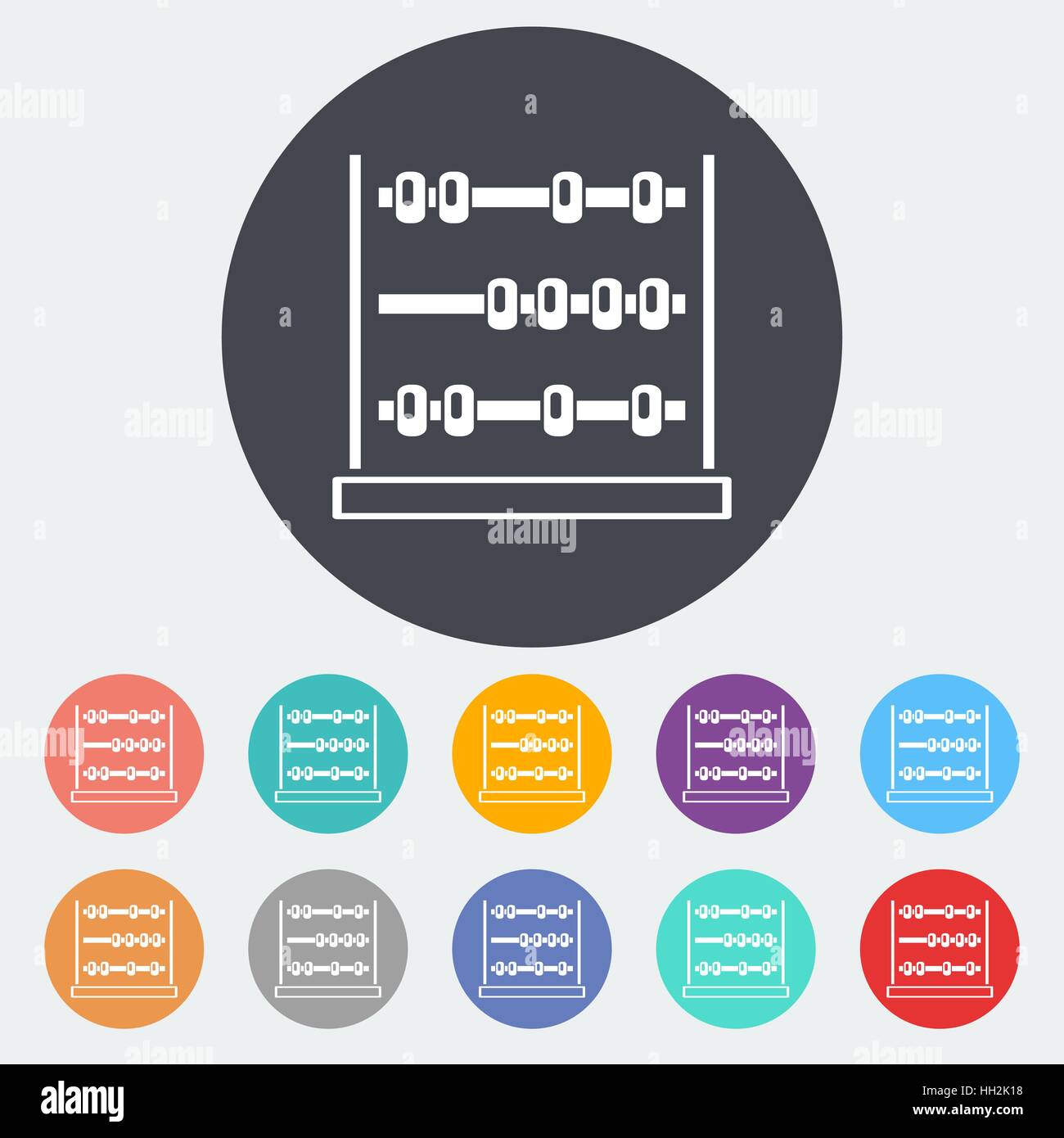 Abacus counting frame Stock Vector Images - Alamy
