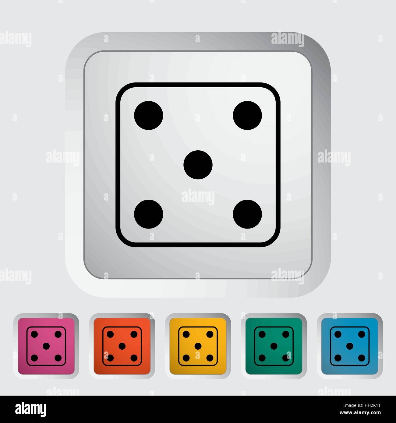Cast dice Stock Vector Images - Alamy