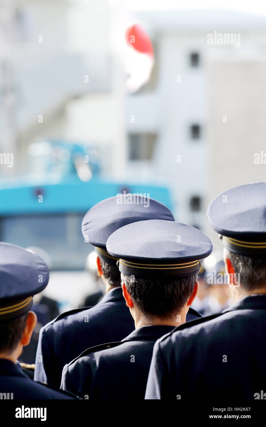Japanese police officers uniform hi-res stock photography and images ...