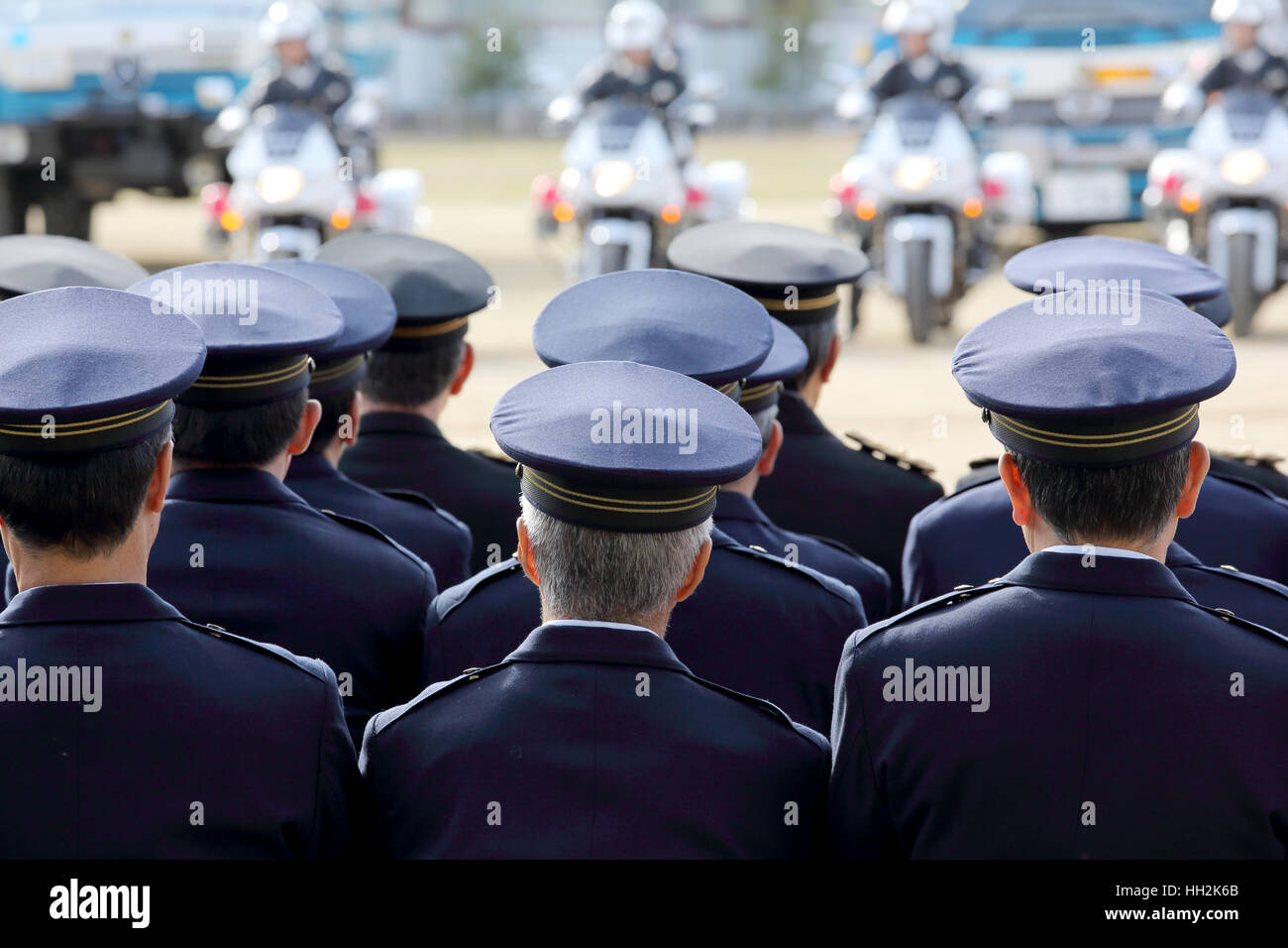 Japanese police officers uniform hi-res stock photography and images ...