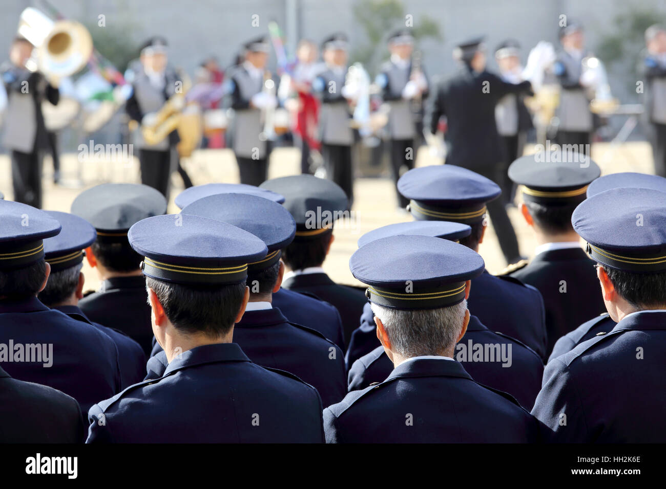Japanese policemen hi-res stock photography and images - Alamy