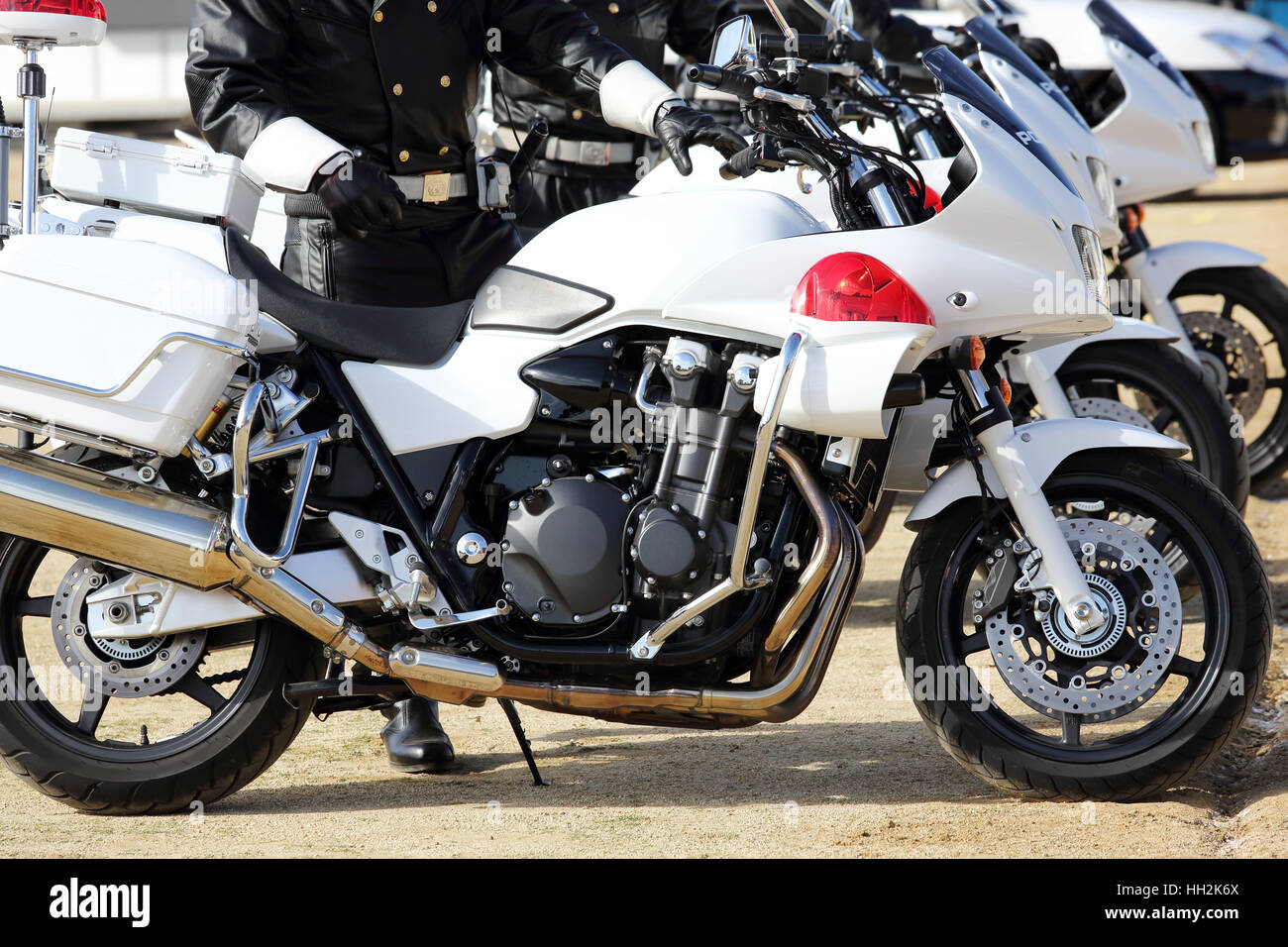Police bike motorbike motorcycle hi-res stock photography and images ...