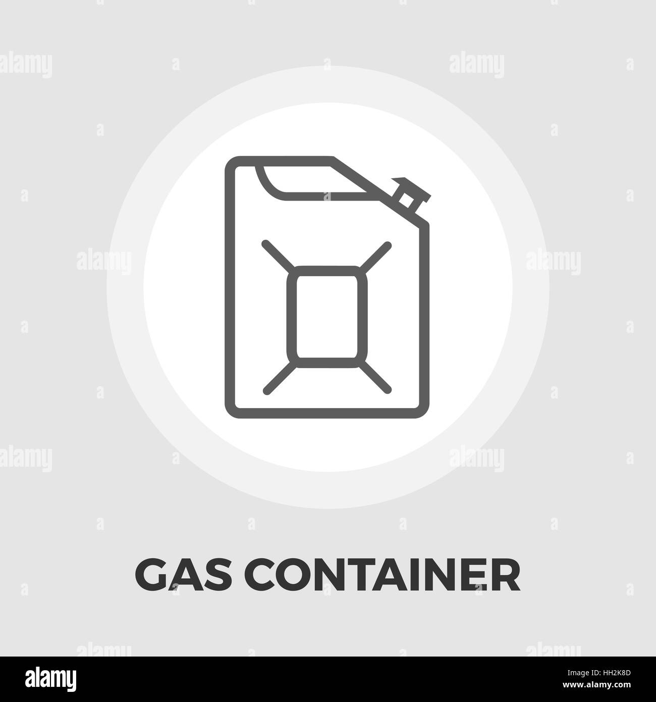 Gas Containers icon vector. Flat icon isolated on the white background ...
