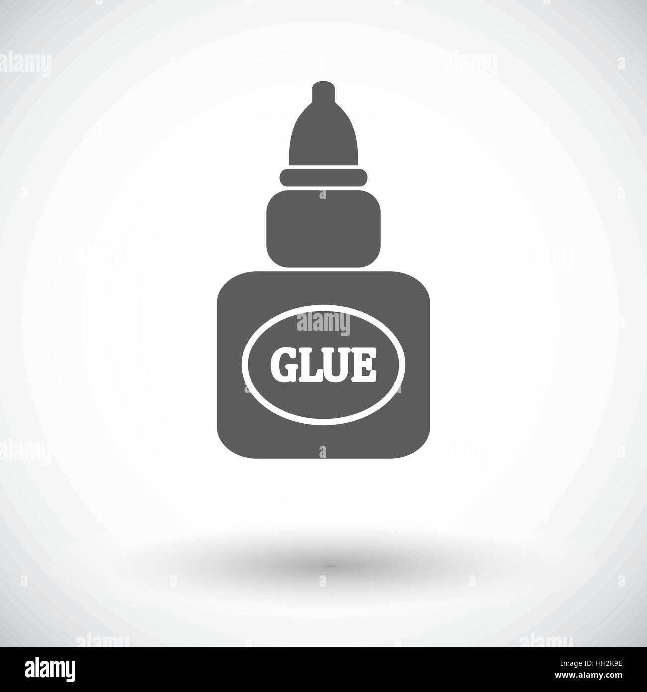Glue. Single flat icon on white background. Vector illustration Stock ...
