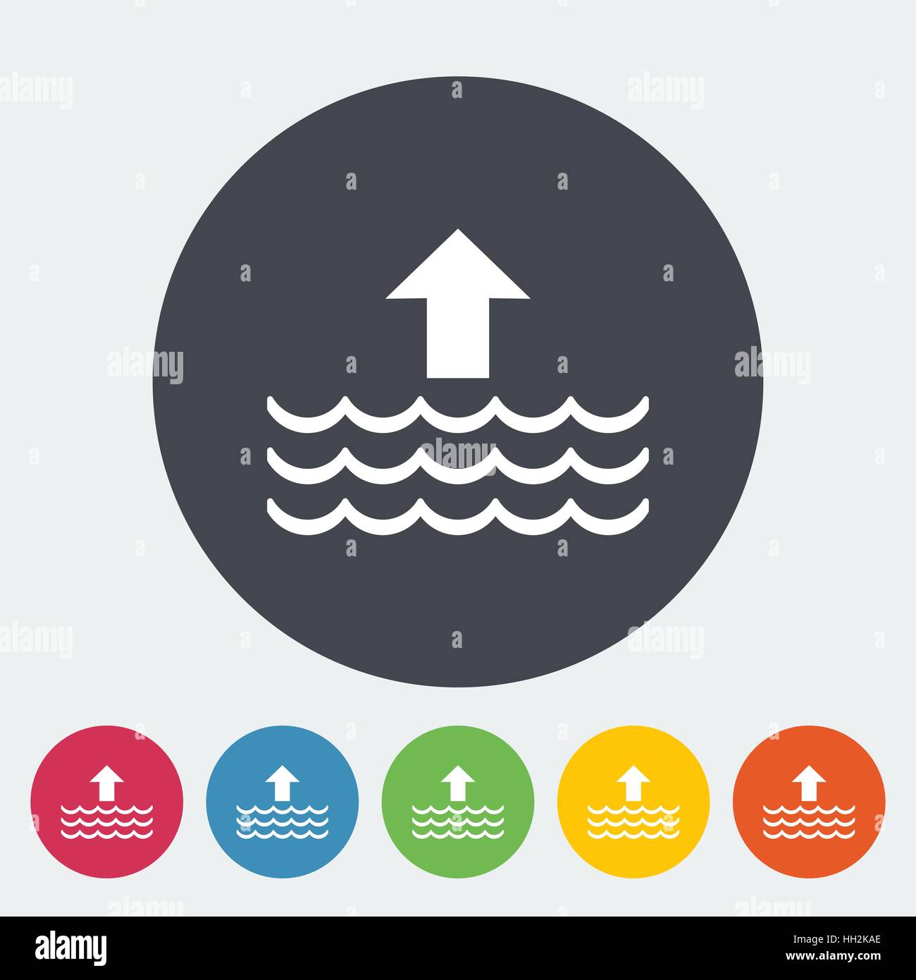 Edd. Single flat icon on the circle. Vector illustration Stock Vector ...