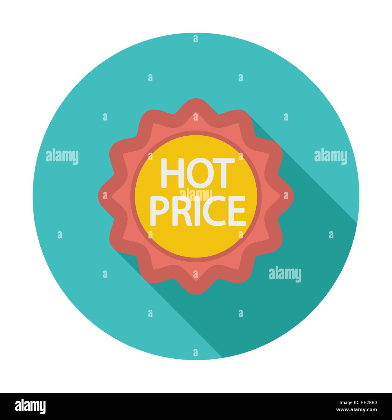Hot Price. Single flat color icon. Vector illustration Stock Vector ...