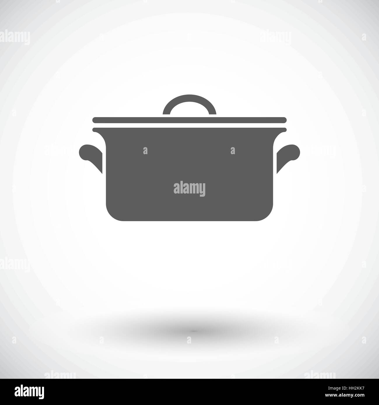 Pan. Single flat icon on white background. Vector illustration Stock ...
