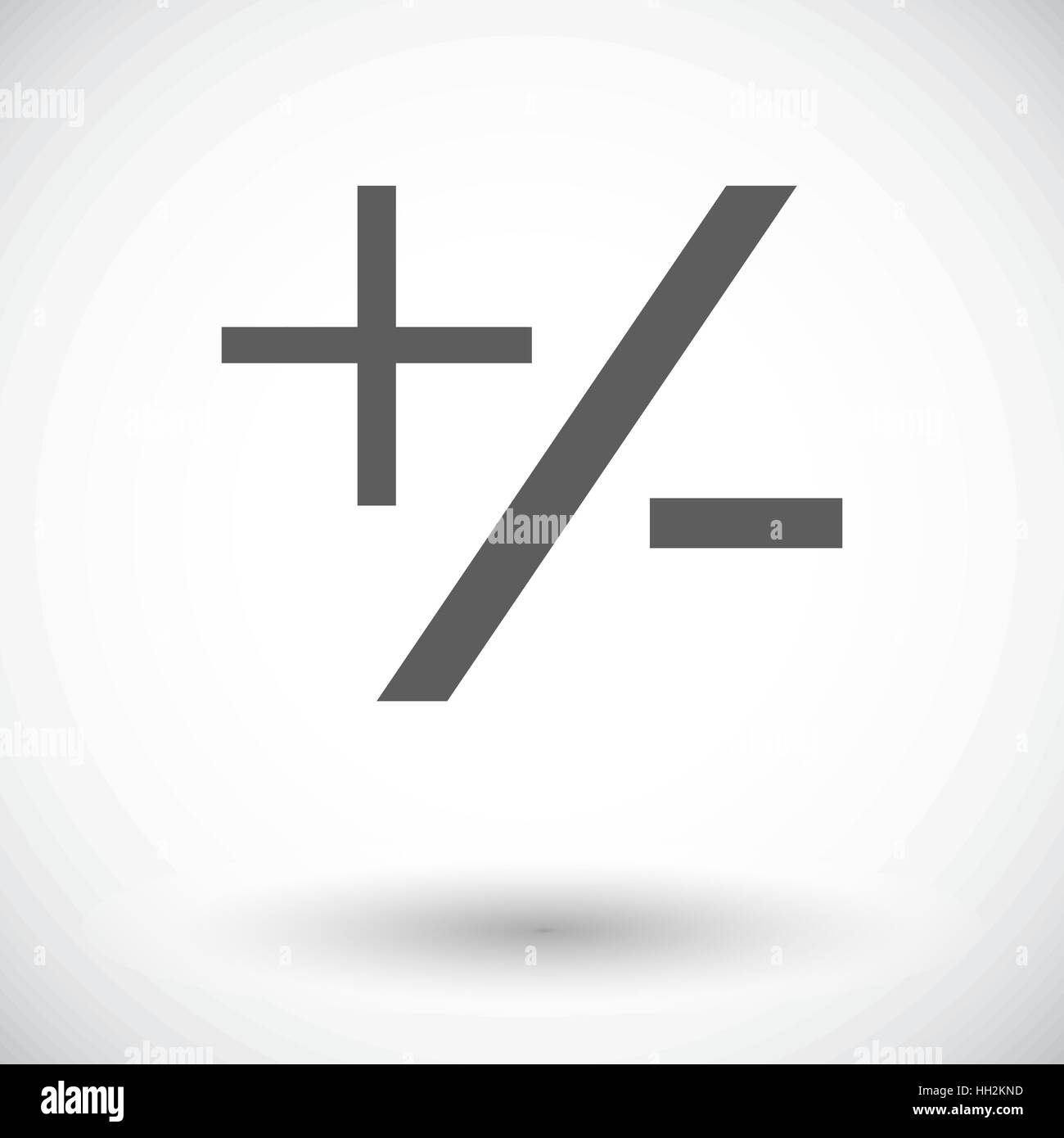 Plus minus. Single flat icon on white background. Vector illustration ...