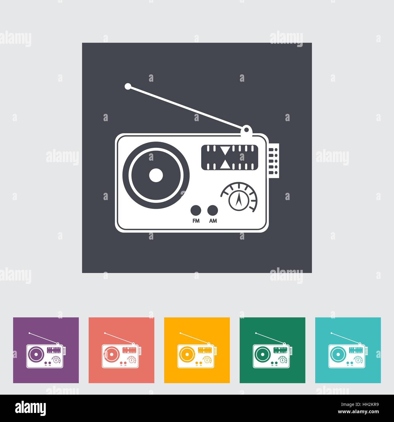 Classic radio dial Stock Vector Images - Alamy