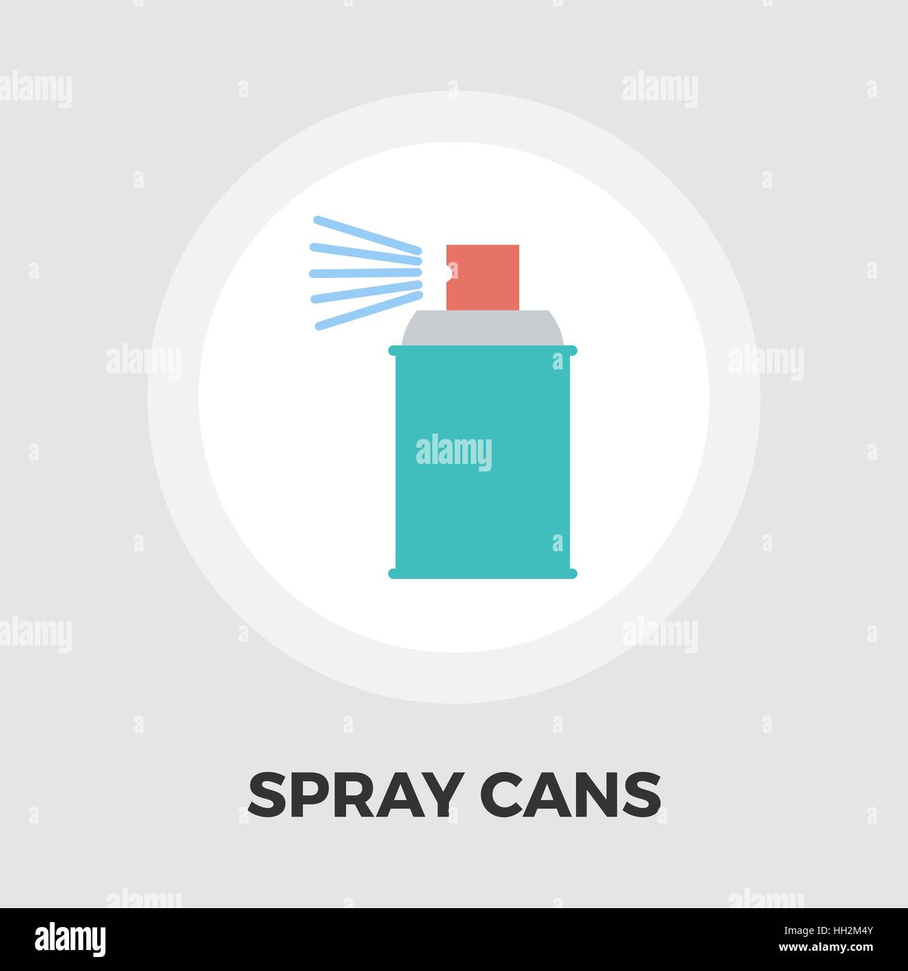 Spray with chemicals icon vector. Flat icon isolated on the white ...