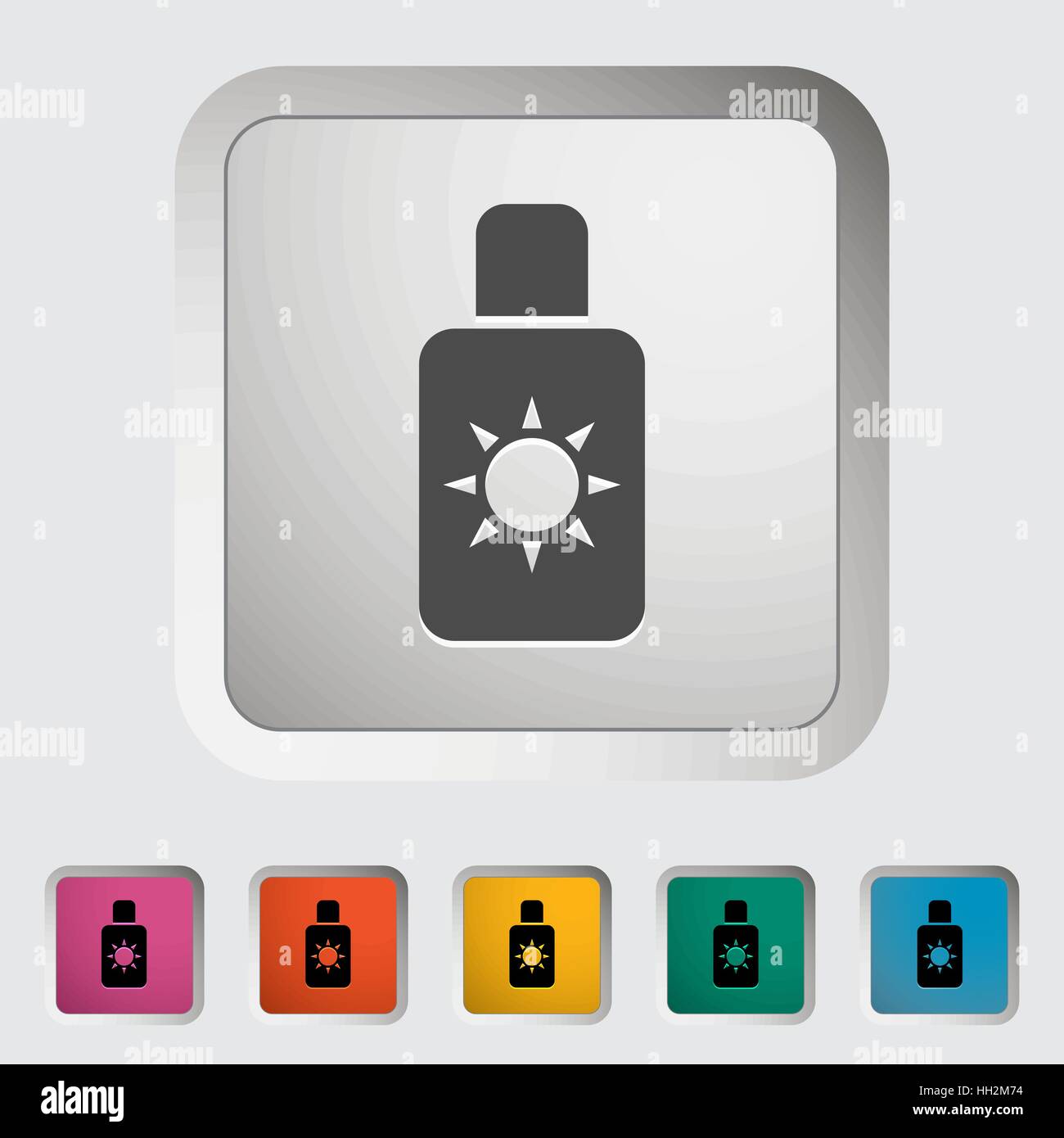 Sunscreen. Single icon. Vector illustration Stock Vector Image & Art ...