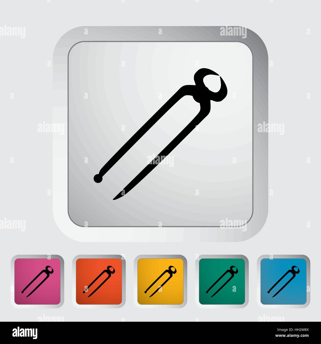 Tong vector vectors hi-res stock photography and images - Alamy