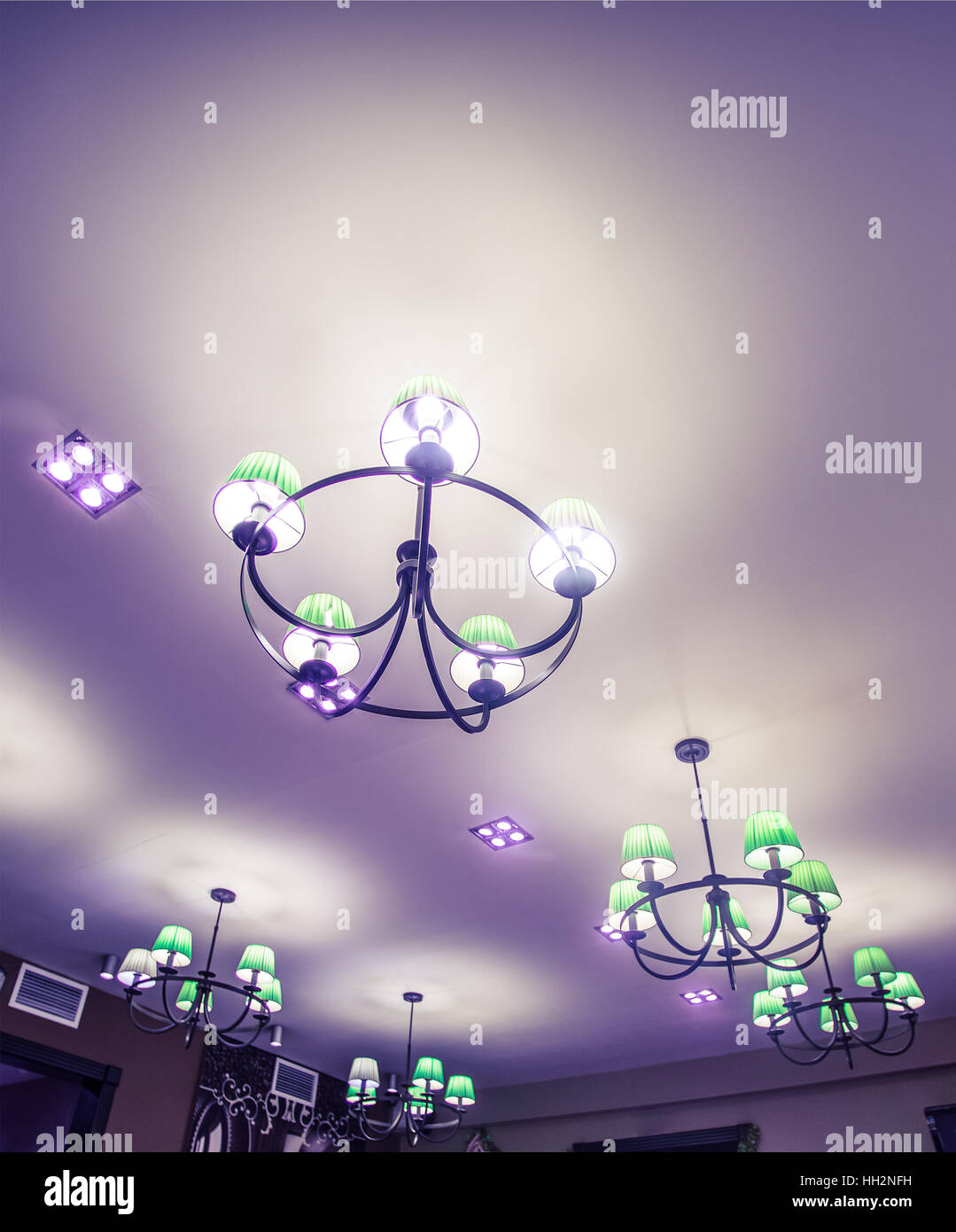 Overhead chandelier hi-res stock photography and images - Alamy