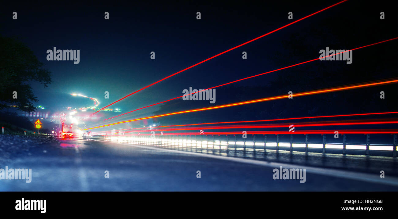 Tracers at night hi-res stock photography and images - Alamy