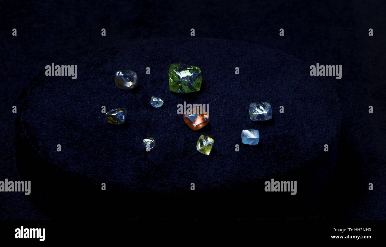 Raw diamond uncut hi-res stock photography and images - Alamy