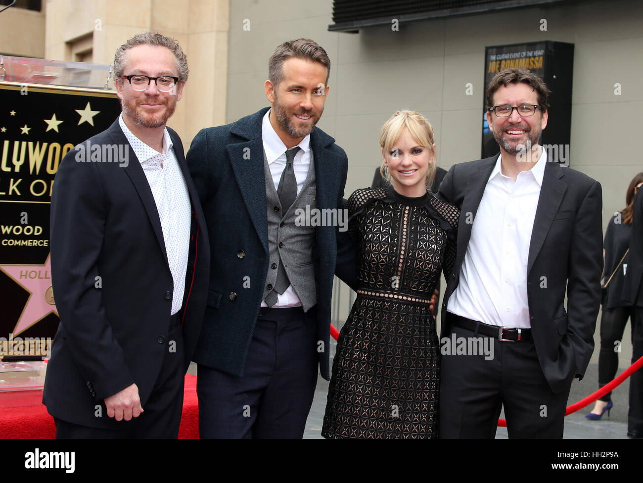 Ryan Reynolds Honored With Star On The Hollywood Walk Of Fame Featuring ...