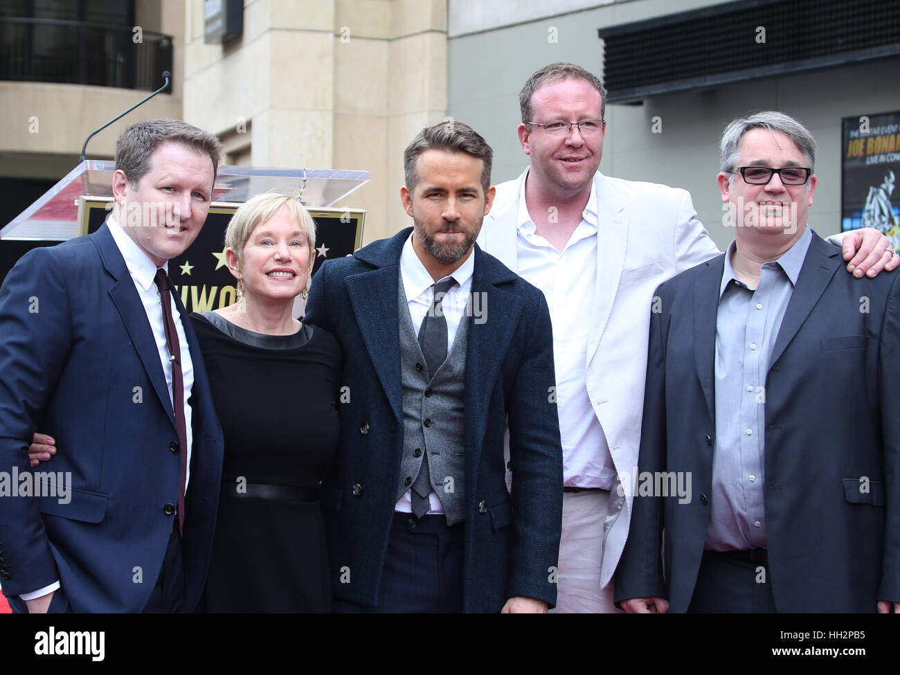 Ryan Reynolds Honored With Star On The Hollywood Walk Of Fame Featuring ...