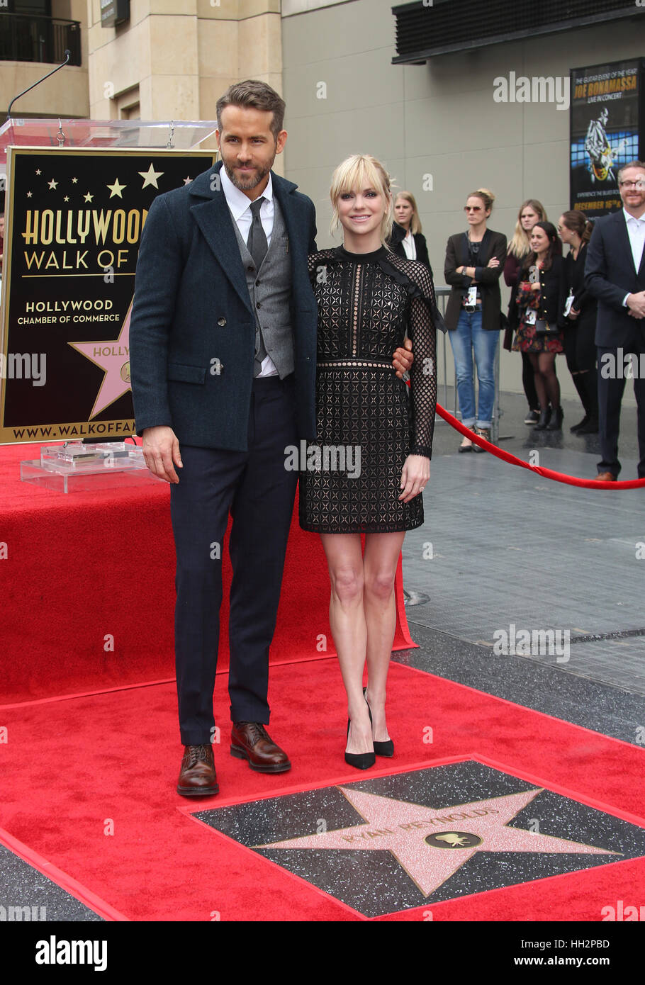 Ryan Reynolds Honored With Star On The Hollywood Walk Of Fame Featuring ...