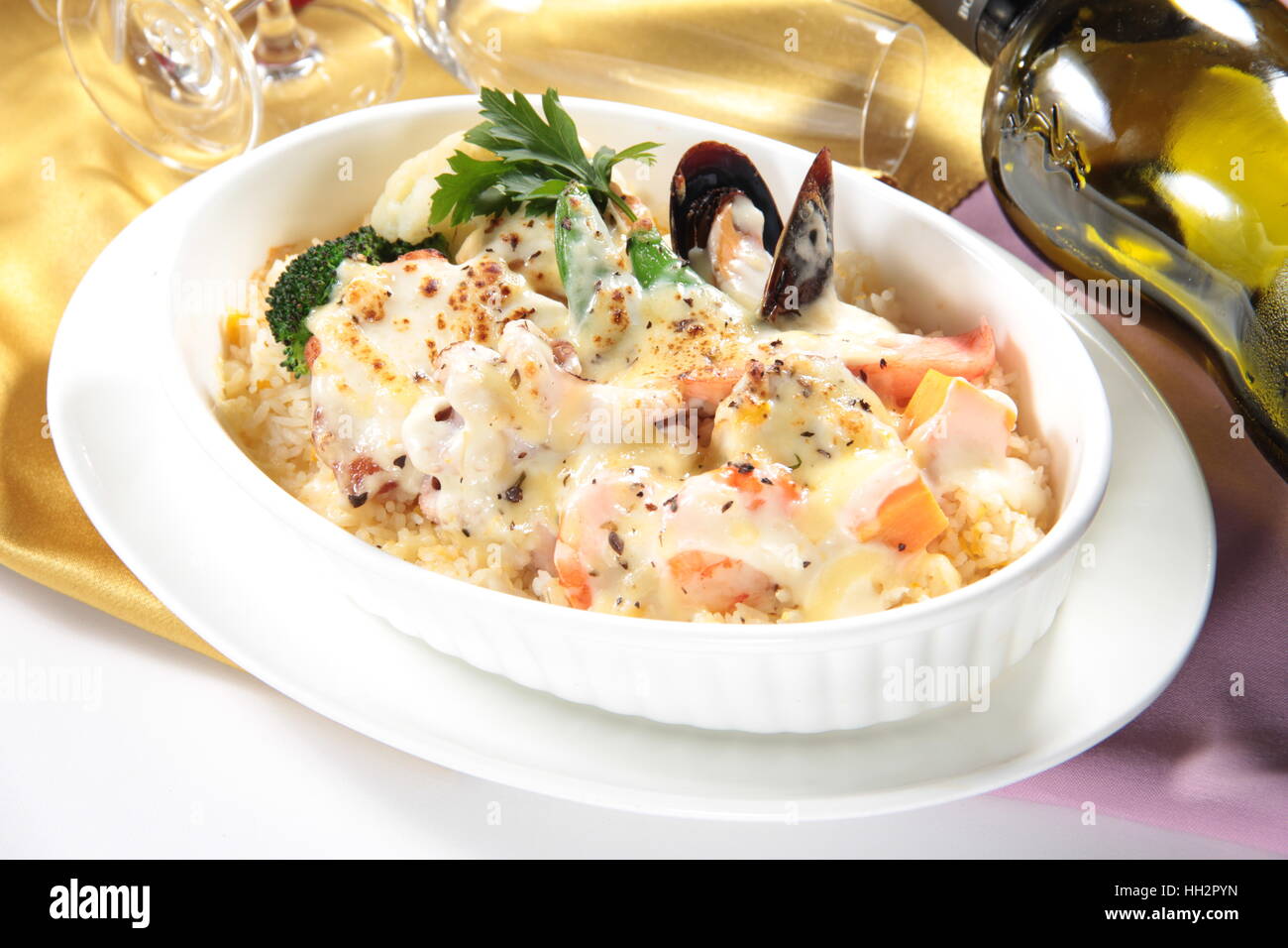 a photo of risotto Stock Photo - Alamy