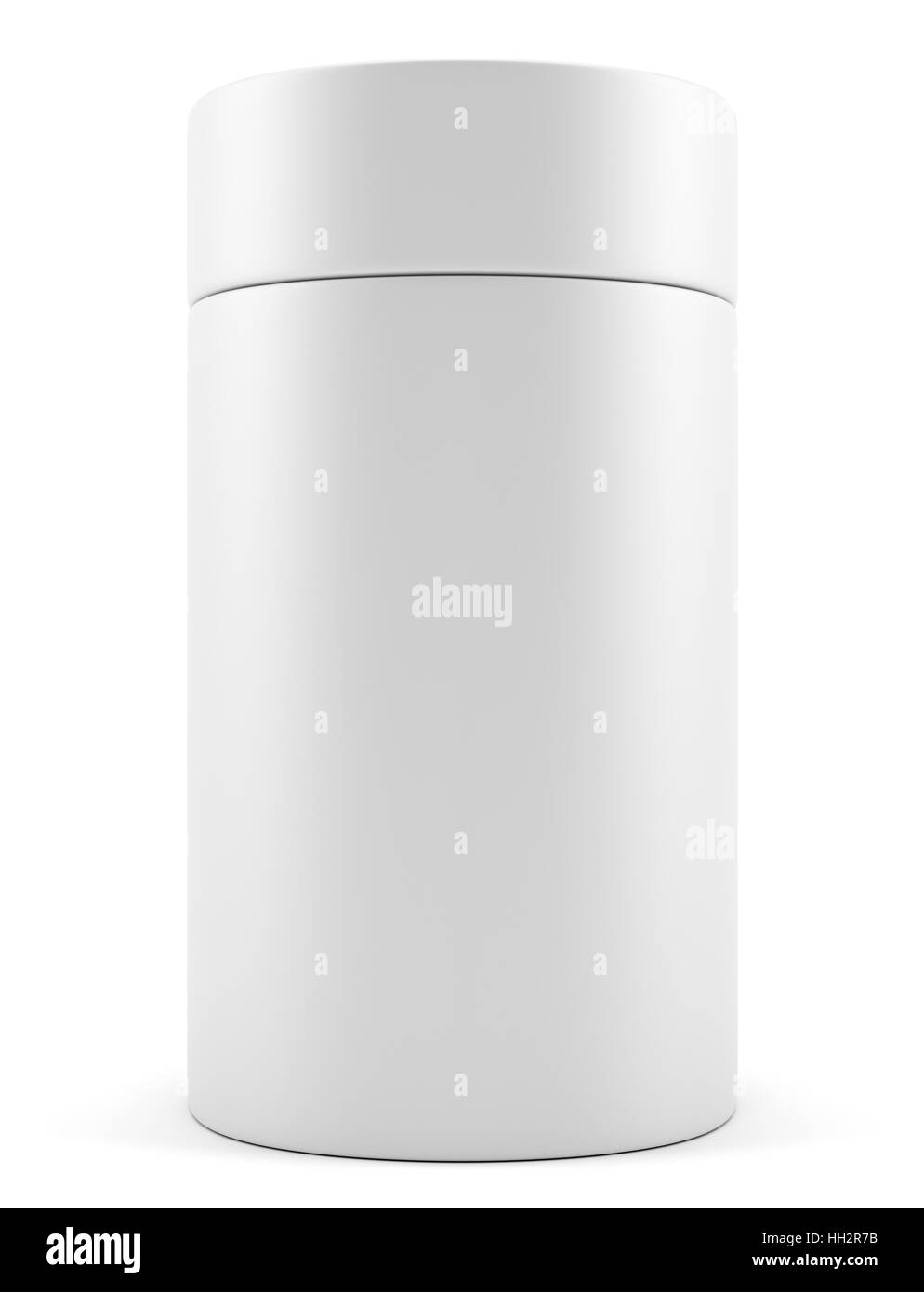 Blank advertising cylinder Stock Photo - Alamy