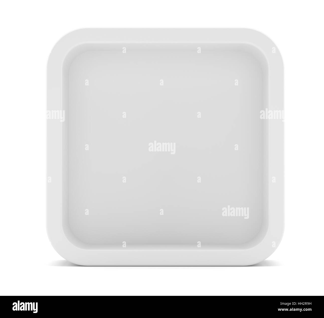 White rectangle with rounded corner Stock Photo - Alamy