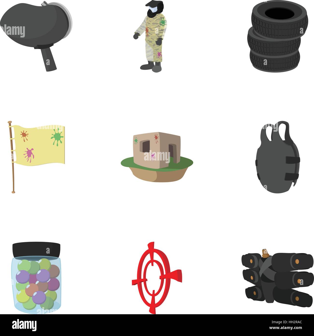 Armor vest icon cartoon Stock Vector Images - Alamy