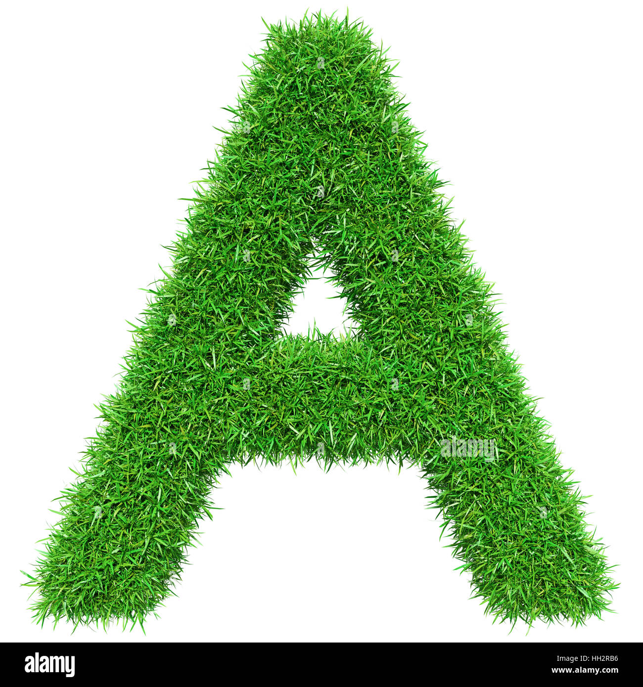 Letter a uppercase green hi-res stock photography and images - Alamy