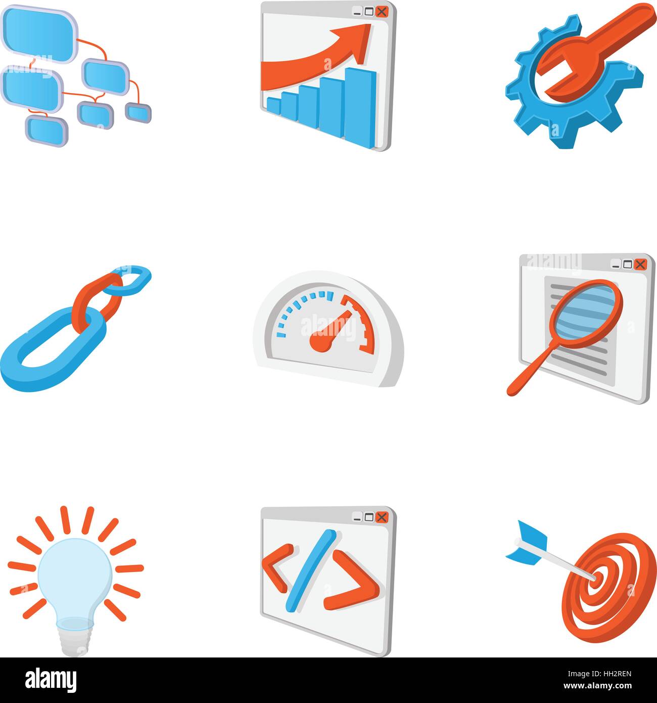 Promotion icons set, cartoon style Stock Vector Image & Art - Alamy