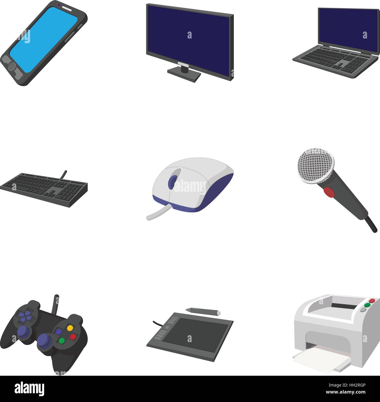 Mouse front view Stock Vector Images - Alamy