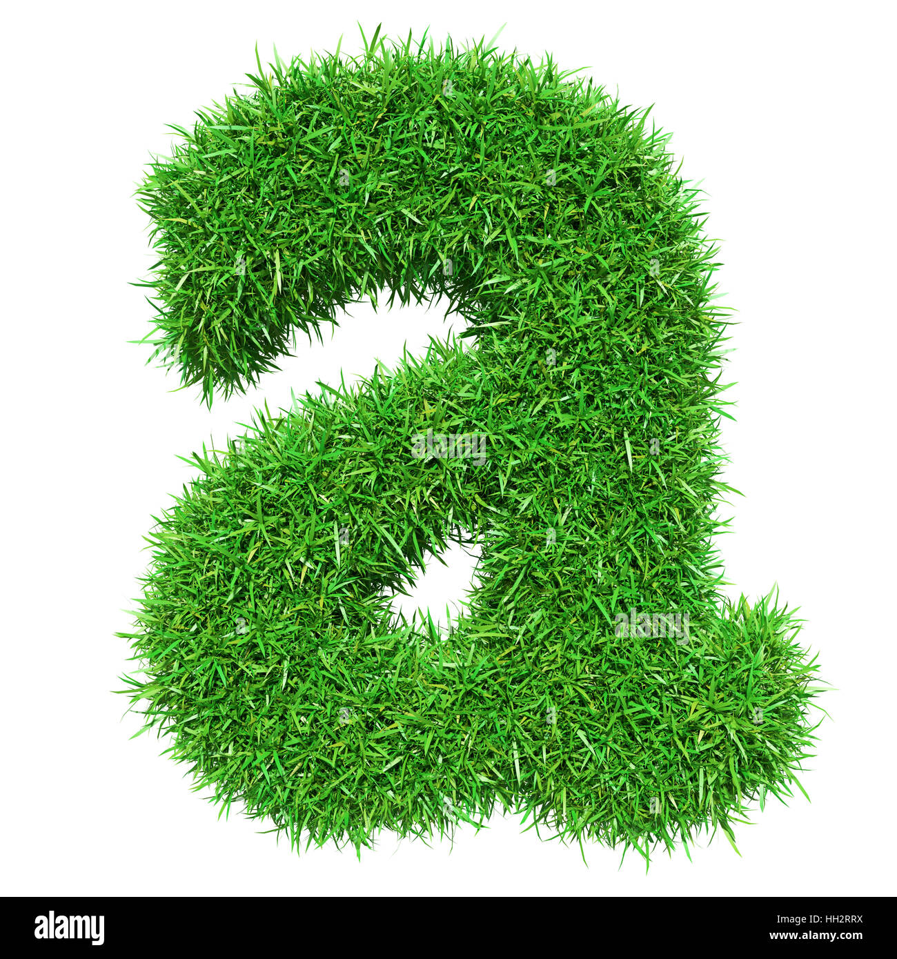Natural grass letter lowercase hi-res stock photography and images - Alamy