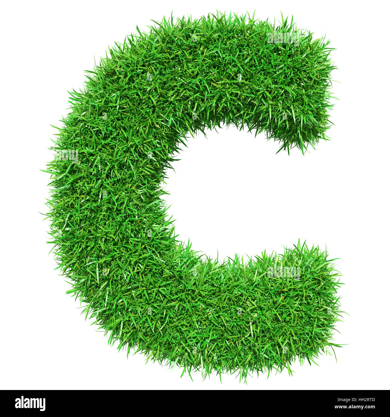 Grass green font lowercase greenery hi-res stock photography and images ...