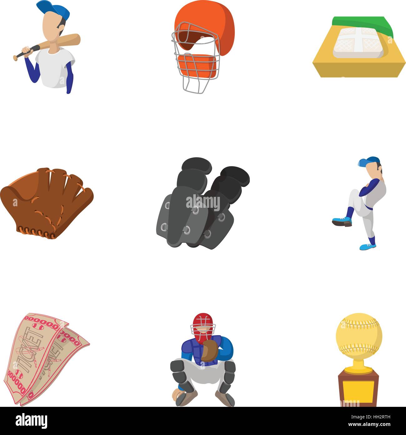 Baseball ticket Stock Vector Images - Alamy
