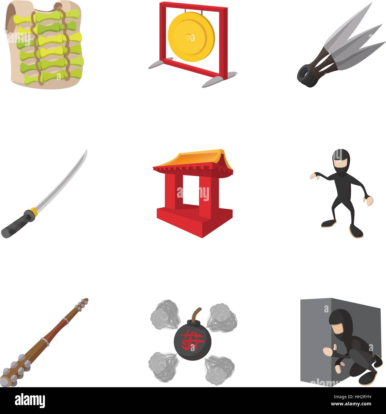 Scout icons set, cartoon style Stock Vector Image & Art - Alamy