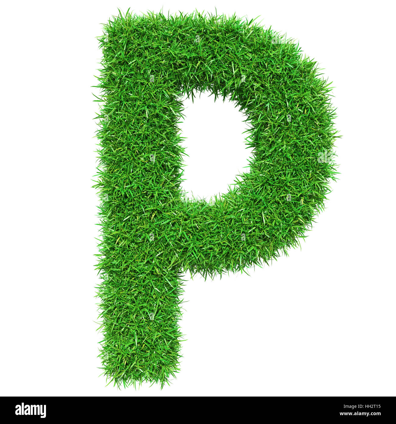 Natural grass letter lowercase hi-res stock photography and images - Alamy