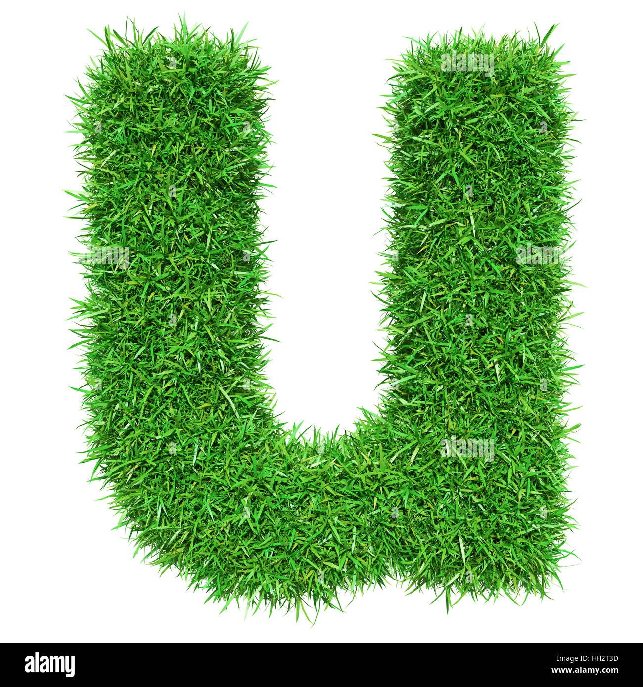 Natural grass letter lowercase hi-res stock photography and images - Alamy