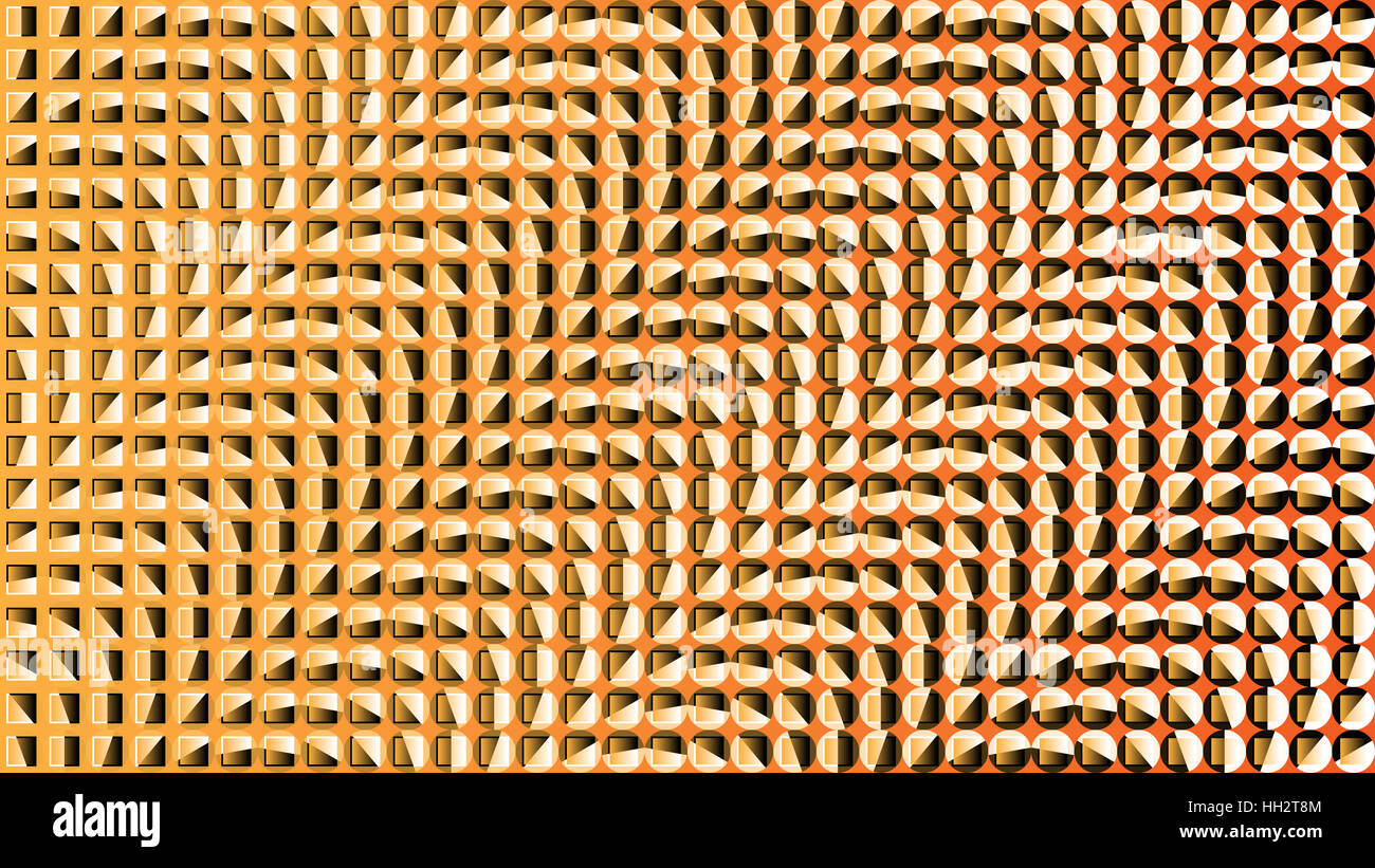 Matrix of merging squares and circles - abstract wallpaper background ...