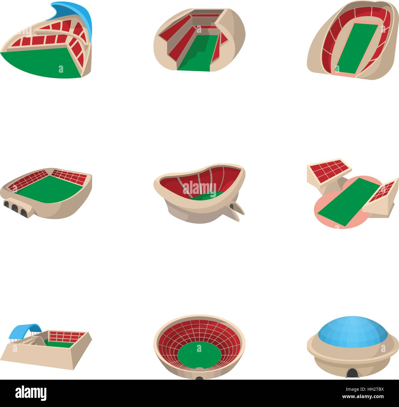 Wide stadium view Stock Vector Images - Alamy